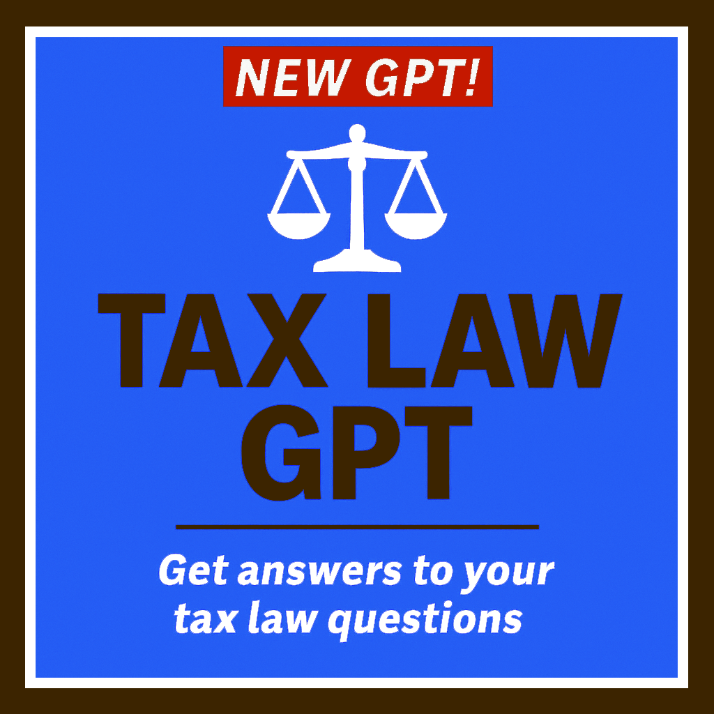 NEW! Tax Law GPT – AKAnundrum